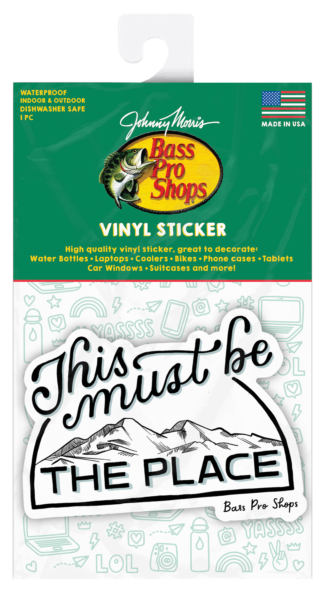 Bass Pro Shops This Must Be The Place Sticker | Bass Pro Shops